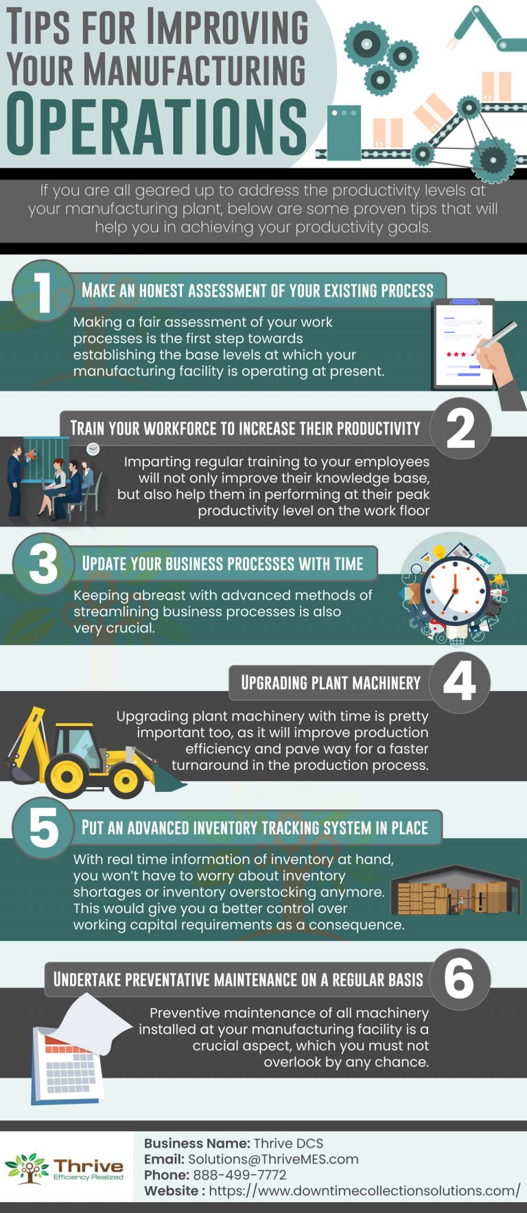 Tips-for-improving-manufacturing-process | Thrive Efficiency Realized